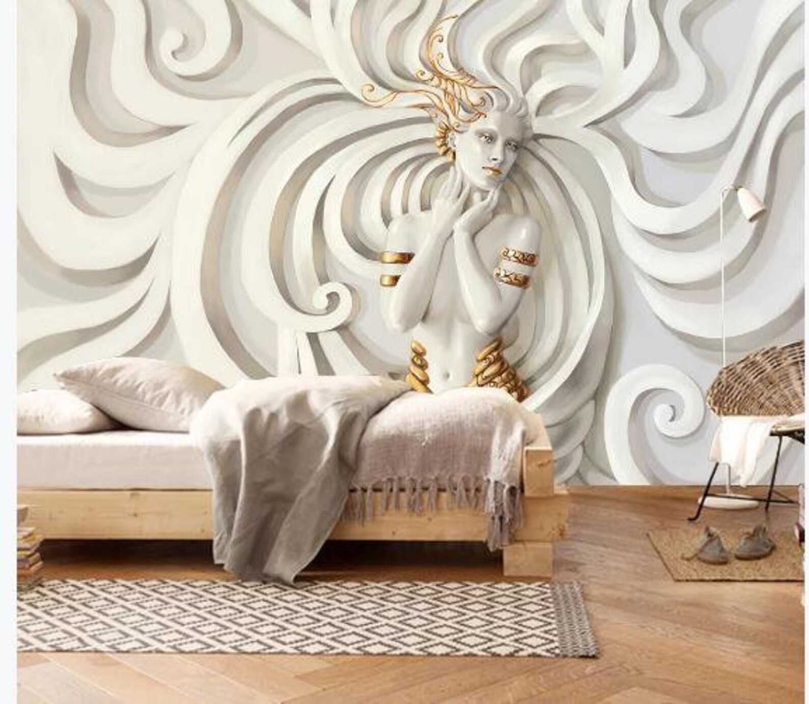 3D Relife Women Wallpaper Sexy 3D Beauty Women Wall Murals | Etsy