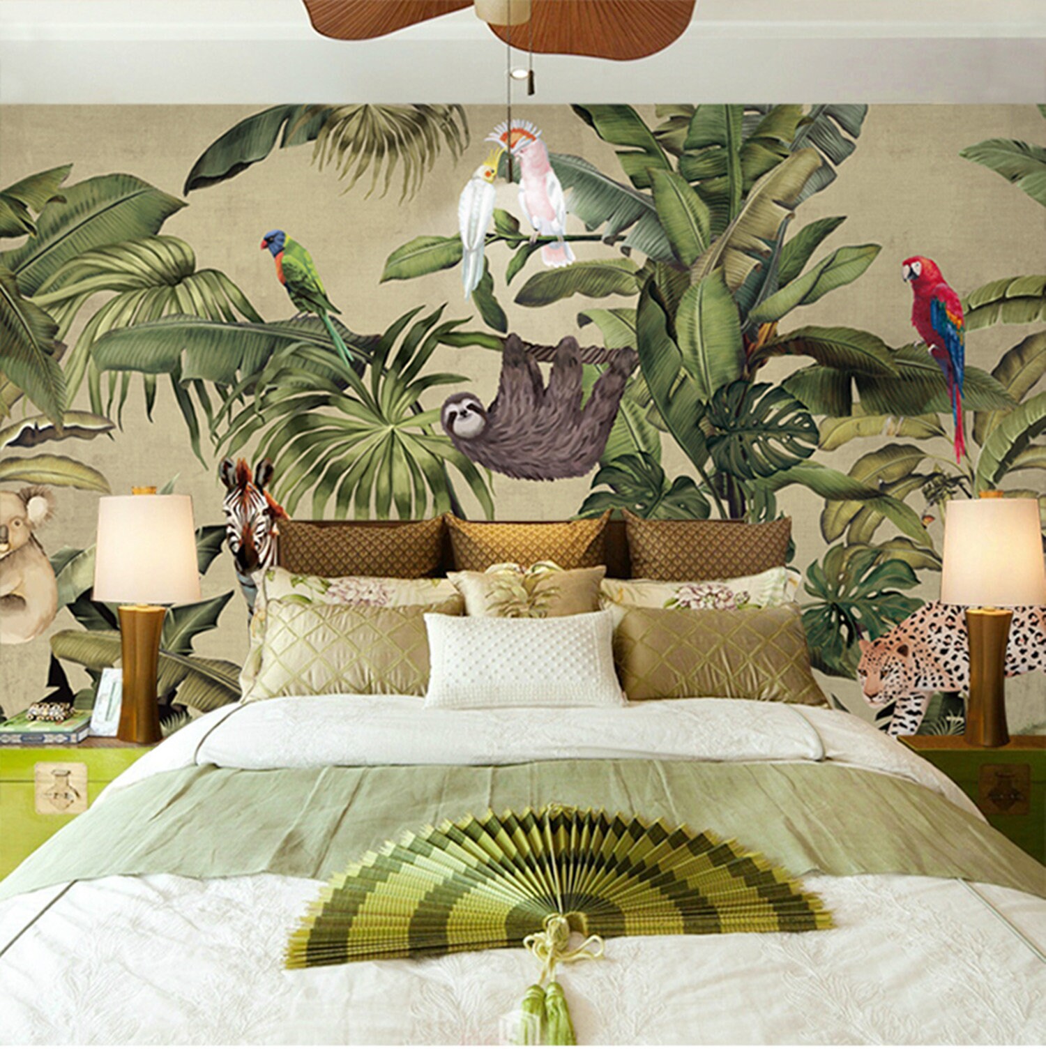 Tropical Rain Forest Wallpaper Wall Mural Southeast Asia S - Etsy