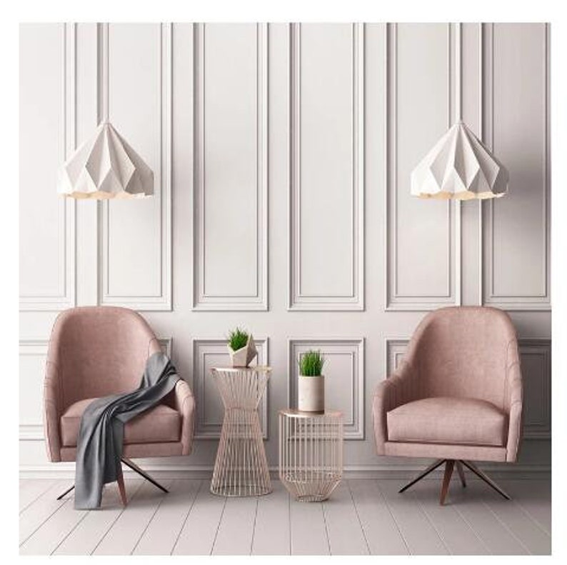 Modern 3D Relief Square Frame Photo Wall Papers Living Room - Etsy