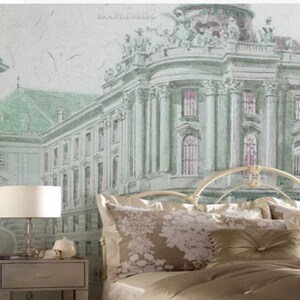 Custom Photo Wallpaper European Classical Art Buildings Retro - Etsy