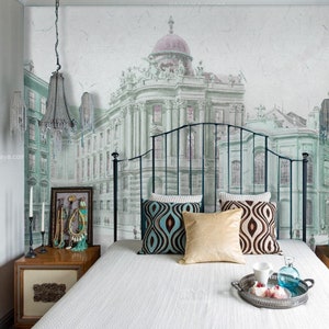 Custom Photo Wallpaper European Classical Art Buildings Retro - Etsy