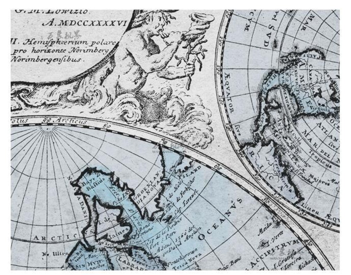 Retro Cartoon World Map Wallpaper Vintage World Map Wall | Etsy