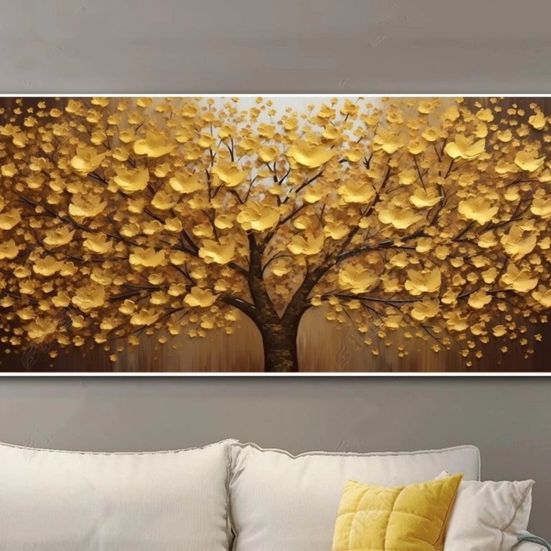Flower Tree Painting - Etsy