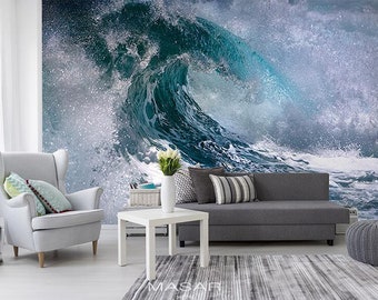 Abstract Wave Wallpaper - Etsy