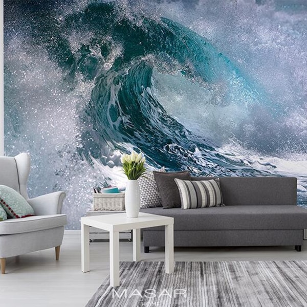 Abstract Wave Wallpaper - Etsy