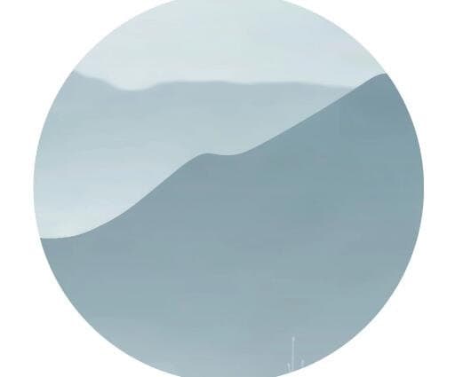 Mountain Forest Wallpaper Mural: Ombre Pine Tree Scenery, Removable ...