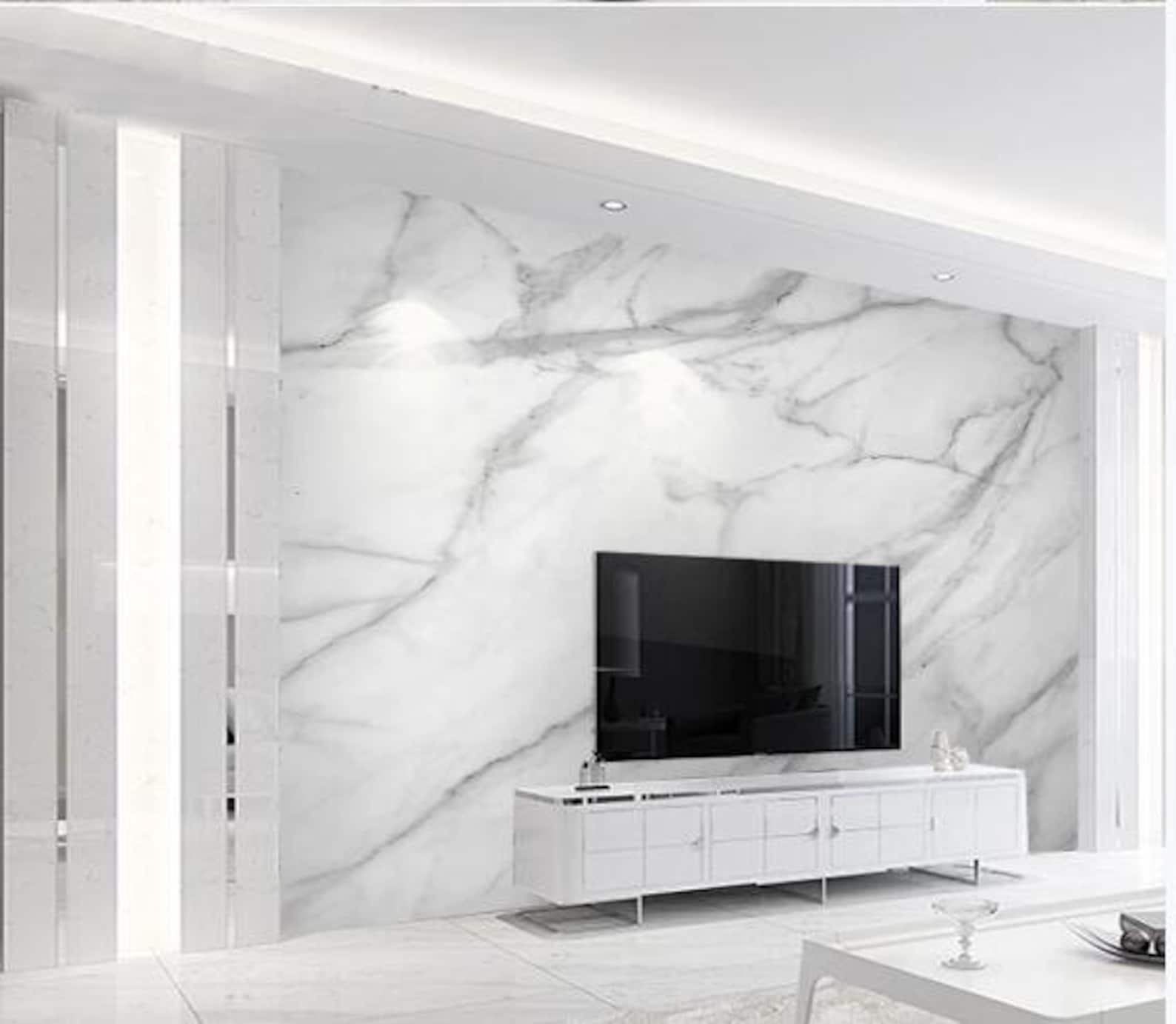 Marble Wallpaper Wall Murals Beautiful Marblewall Paper for - Etsy