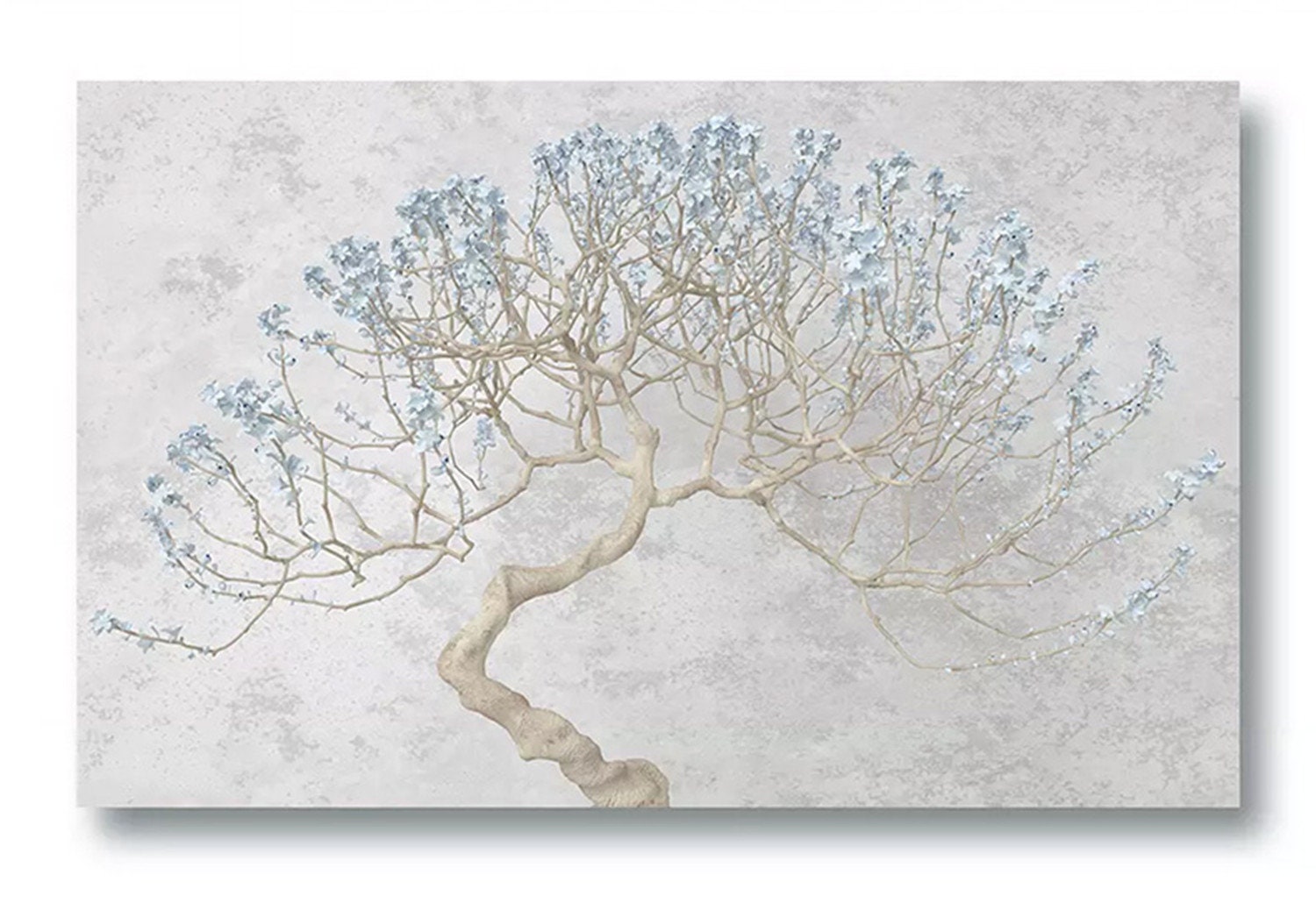 Custom Wallpaper Creative Tree Stone Background 3D TV | Etsy