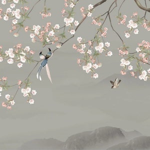 New Chinese Style Haitang Hand-painted Meticulous Ornamental Painting ...