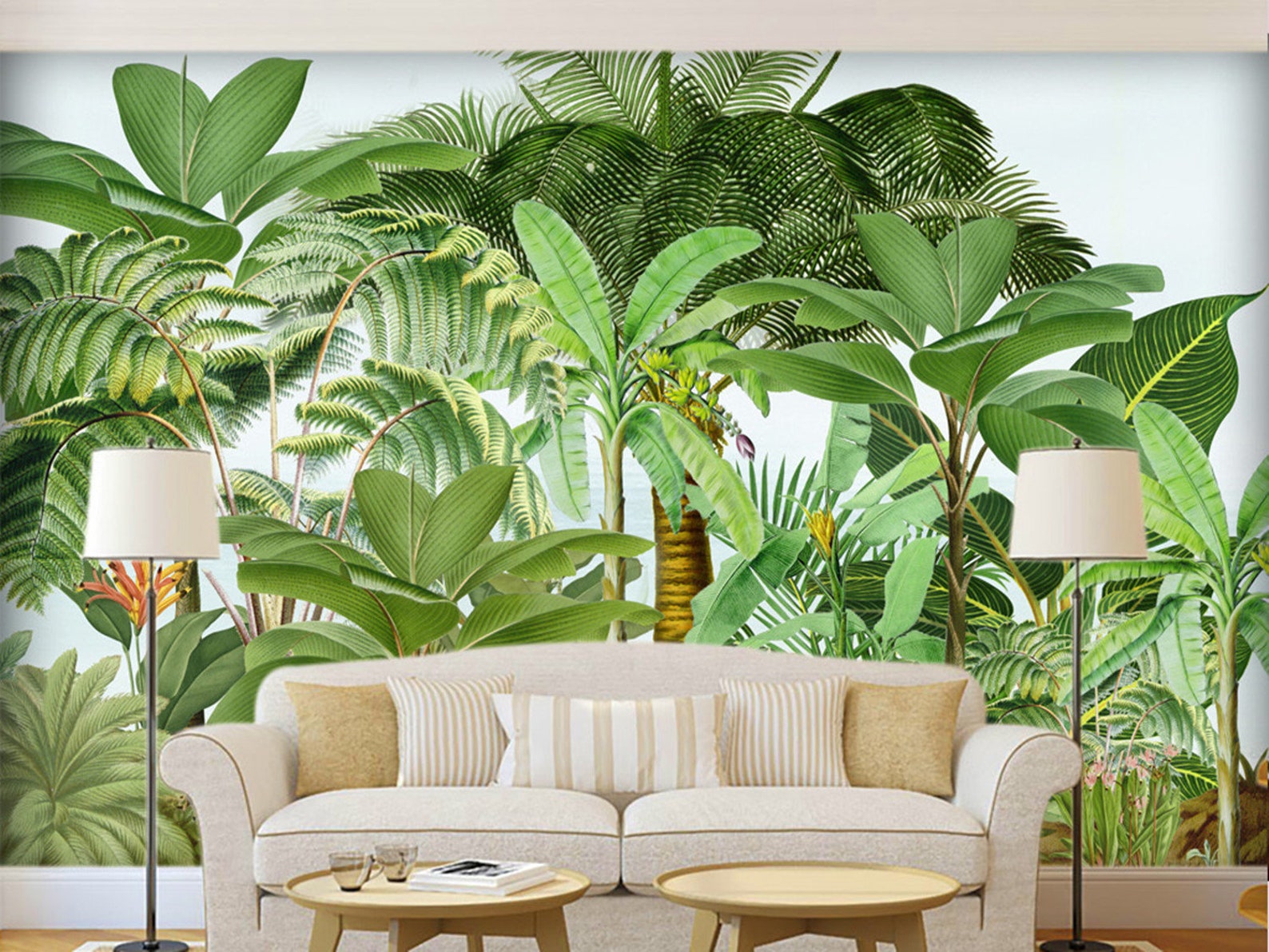 Tropical Rainforest Wallpaper Southeast Asia Huge Trees Pine - Etsy