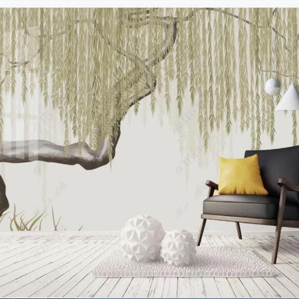 Willow Wall Mural - Etsy