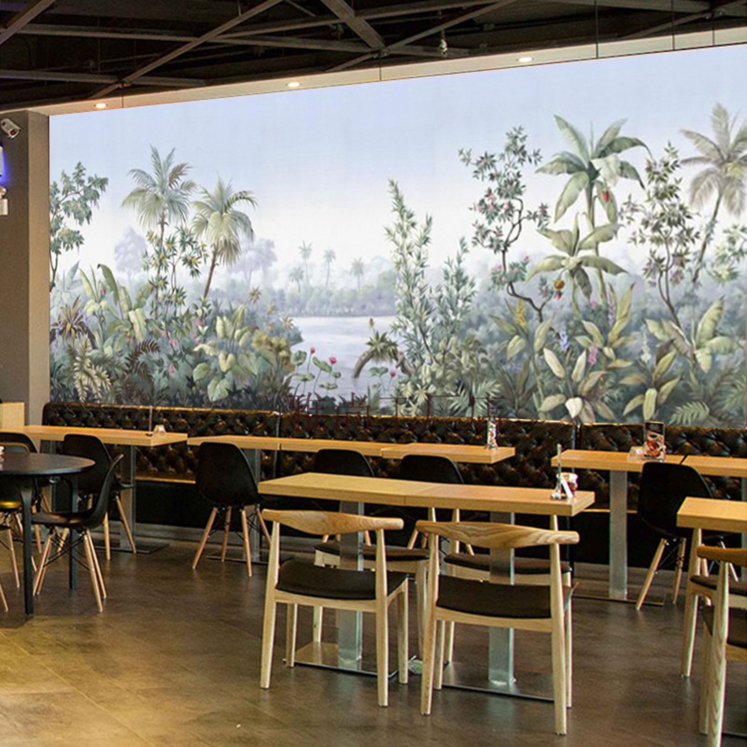 Tropical Rainforest Wallpaper Wall Mural Jungle Frorest Trees | Etsy