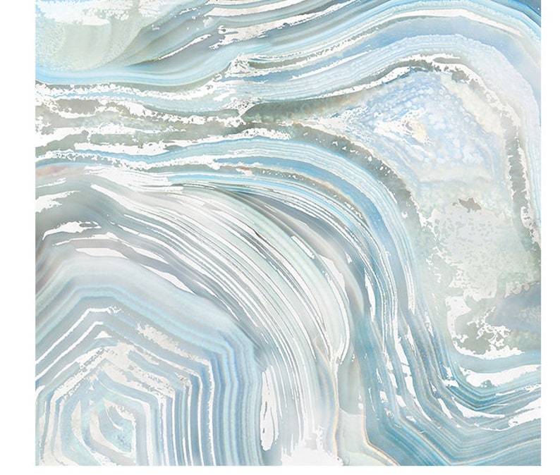 Blue Marble Wallpaper Creative Marble Pattern Wall Murals for - Etsy