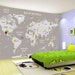 Custom Wallpaper Photo Cartoon Map Background Walls Mural - Etsy