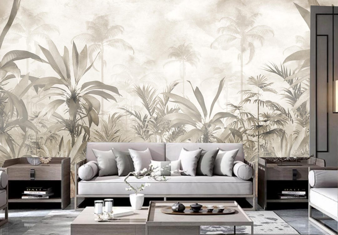 Tropical Rainforest Plants and Trees With Leaves Forest Jungle ...