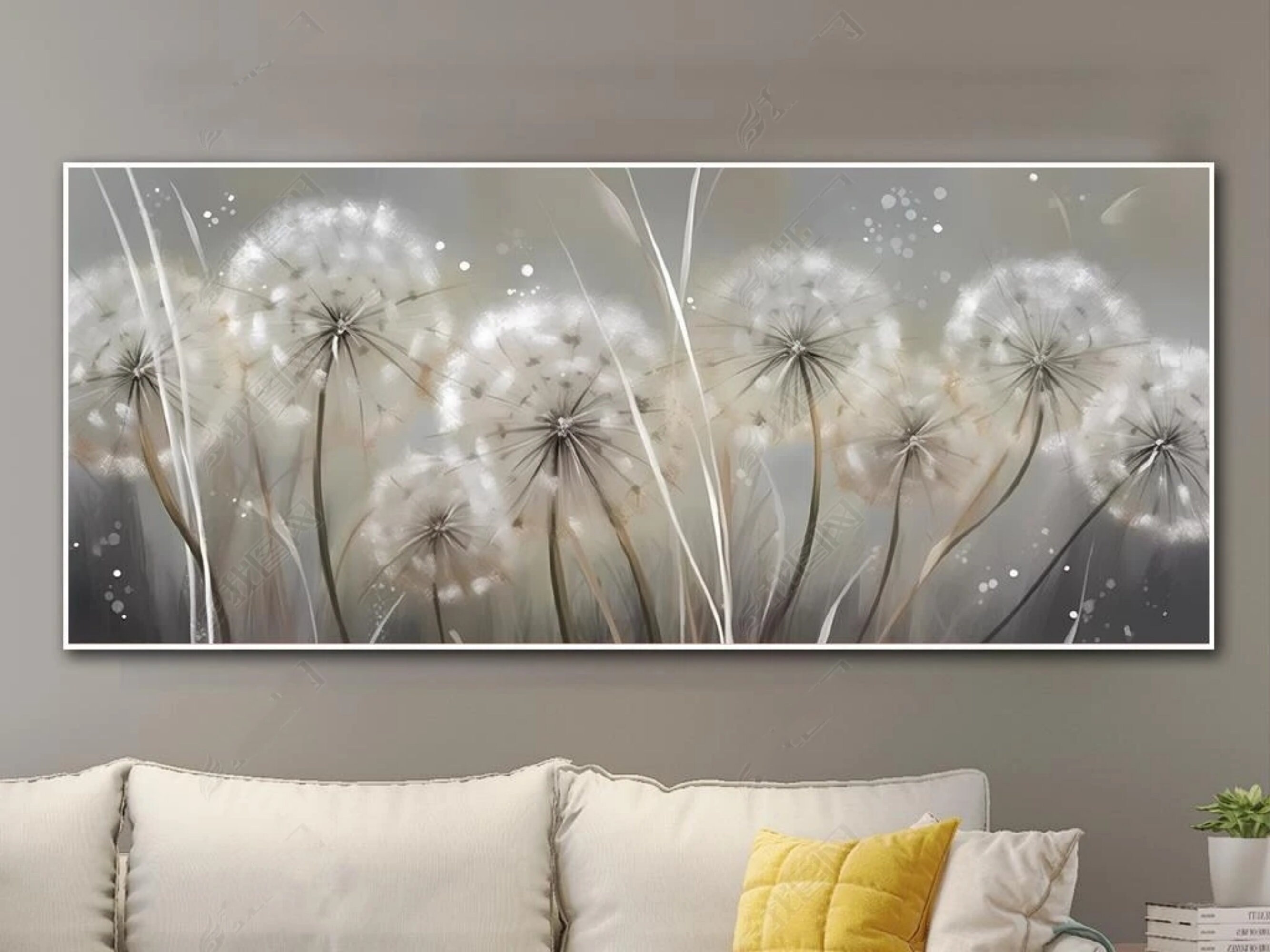 Dandelion Liquid Art