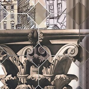 Retro Hand Painted Roman Architecture Wallpaper Vintage - Etsy