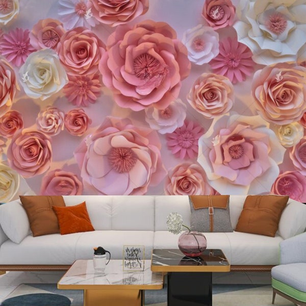 3d Flower Wall Decor - Etsy