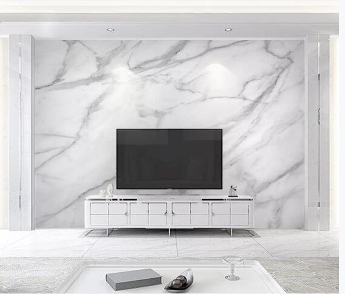 Marble Wallpaper Wall Murals Beautiful Marblewall Paper for - Etsy