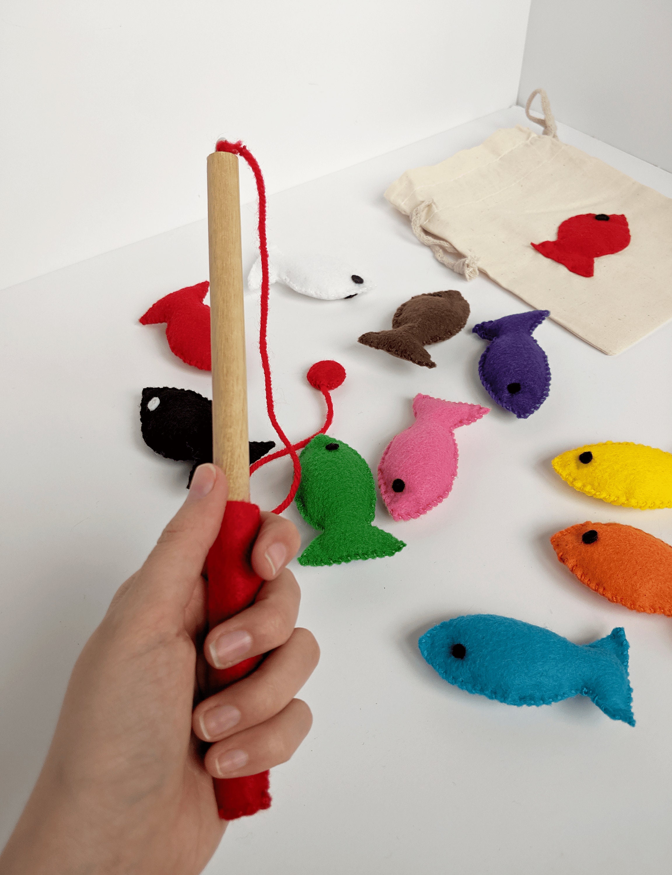 12-piece Magnetic Fish Game Motor Skills Teaching Travel Toy - Etsy