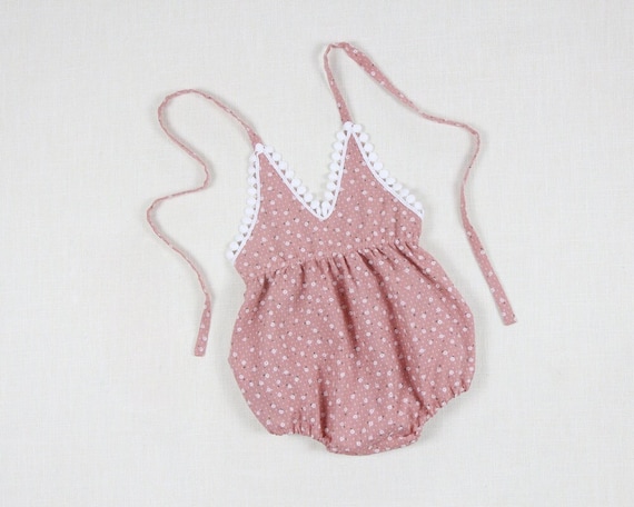 Pink Baby Girl Clothes Baby Girl Romper Baby Girl Outfits 1st | Etsy