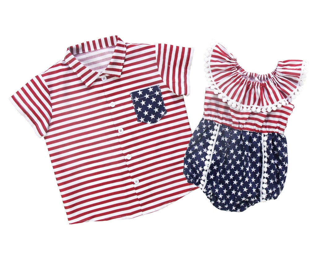 Matching 4th of July Outfits Matching 4th of July Shirts Brother Sister ...