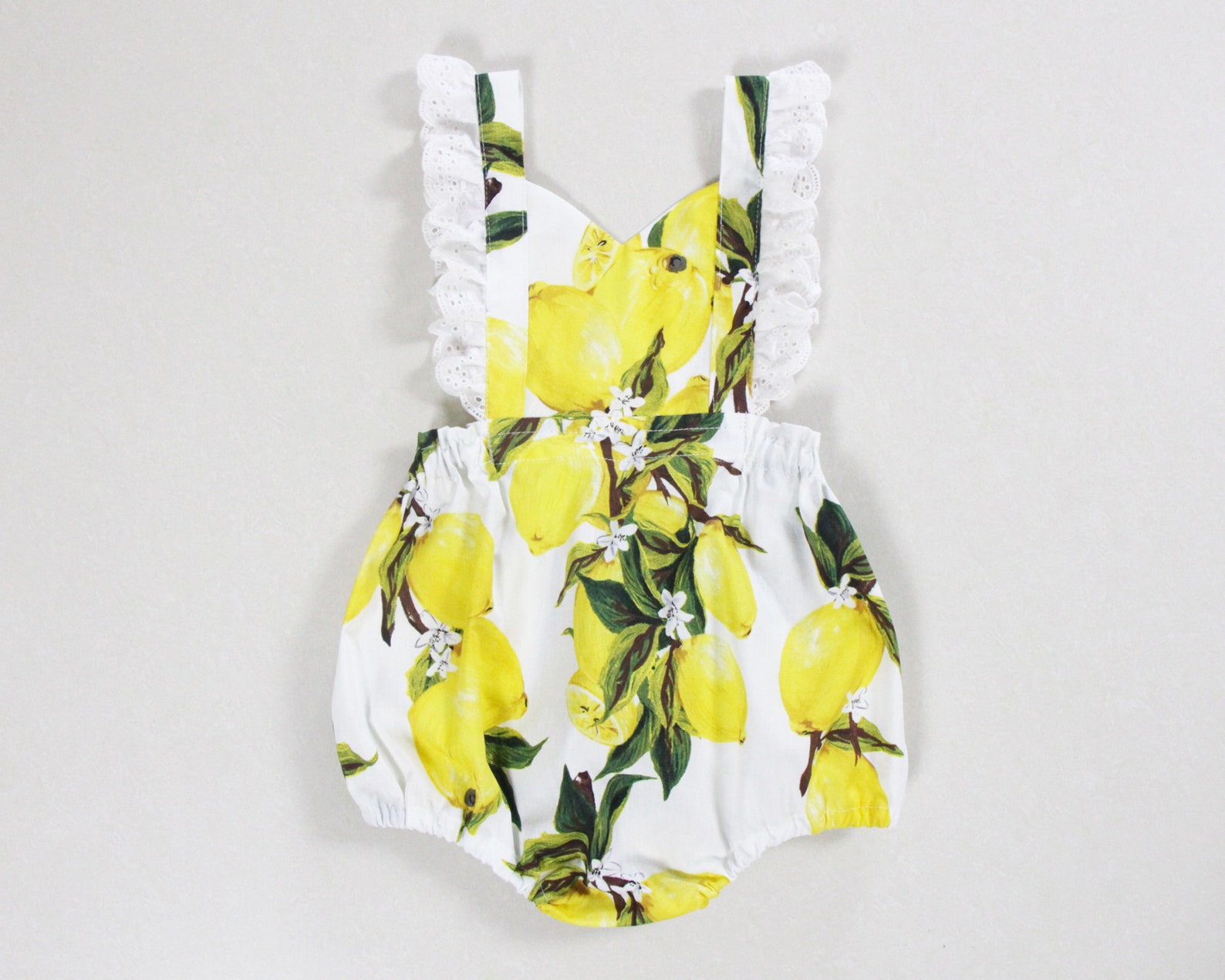 Lace Baby Girl Outfit Lemon Baby Girl Clothes Yellow Baby - Etsy