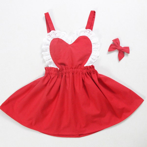 Girls Apron Dress - Etsy