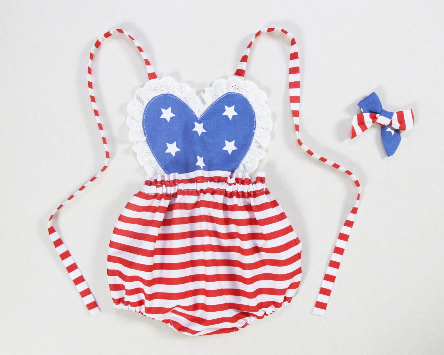 4th of July Baby Girl Outfits Baby Girl Romper First 4th of | Etsy
