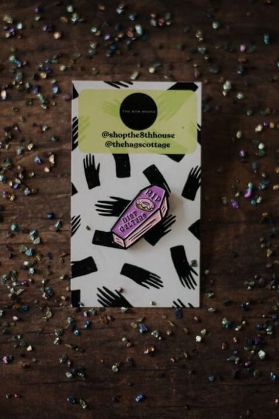 R.I.P Diet Culture Enamel Pin - Etsy