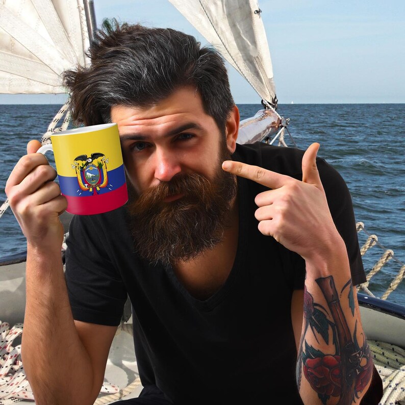 Mug Flag Ecuador Countries Flags Ecuadorian Gift South America Souvenir ...