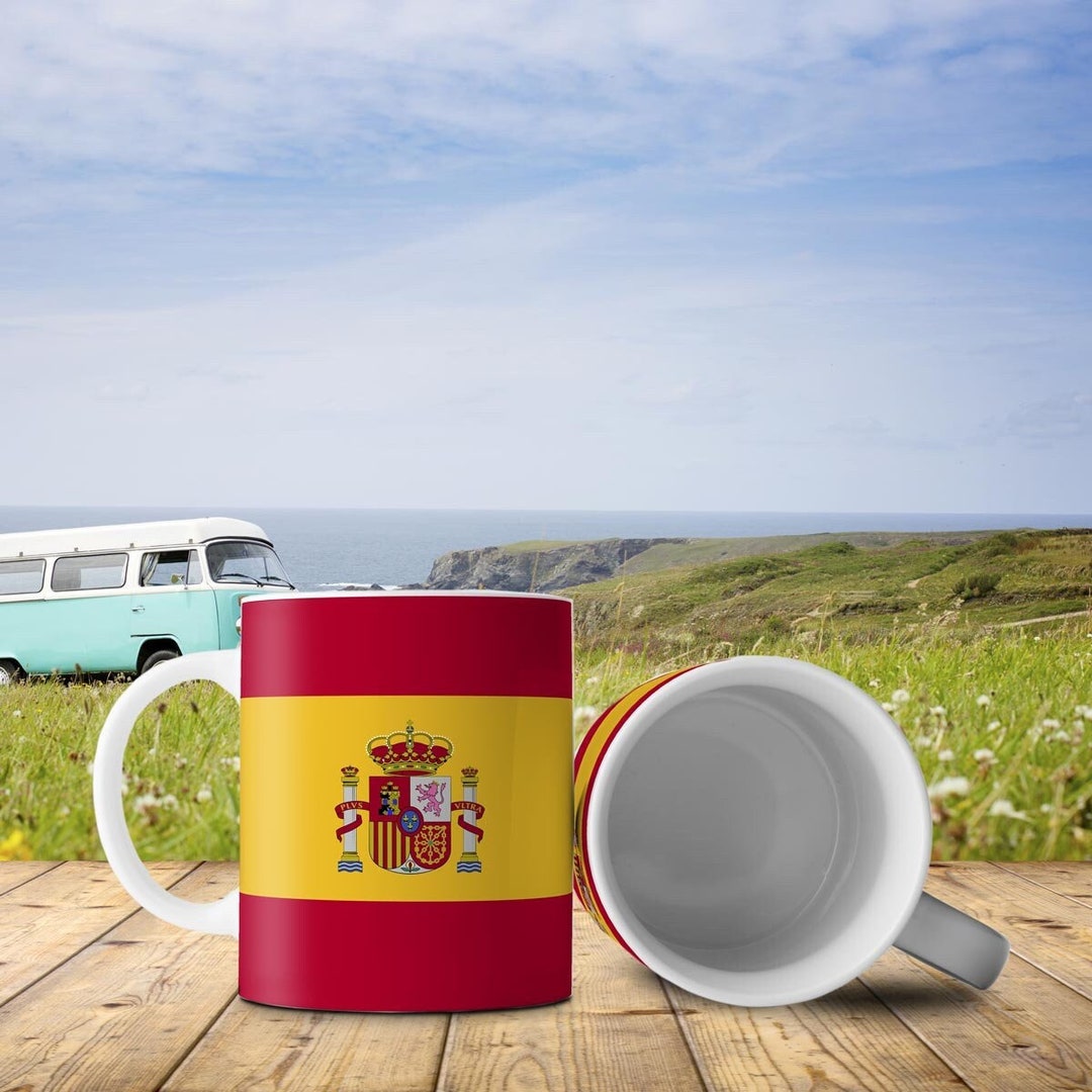 Cup Flag Spain Countries Flags Gift Souvenir Espana for Travel Lovers ...