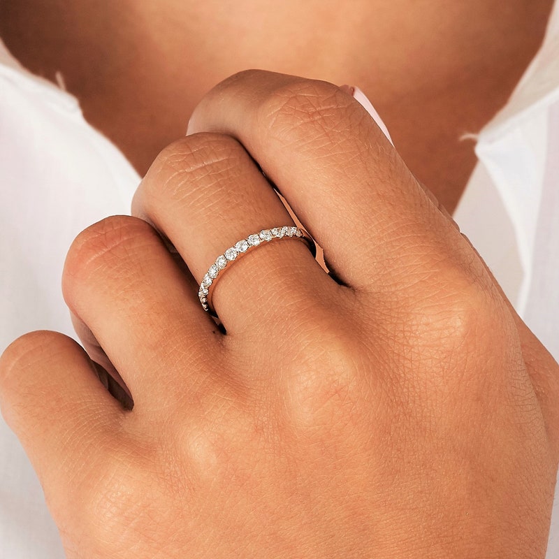 Simple Diamond Ring - Etsy