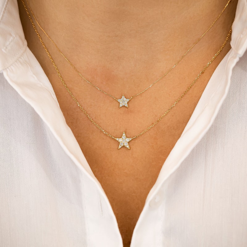 Star Necklace - Etsy