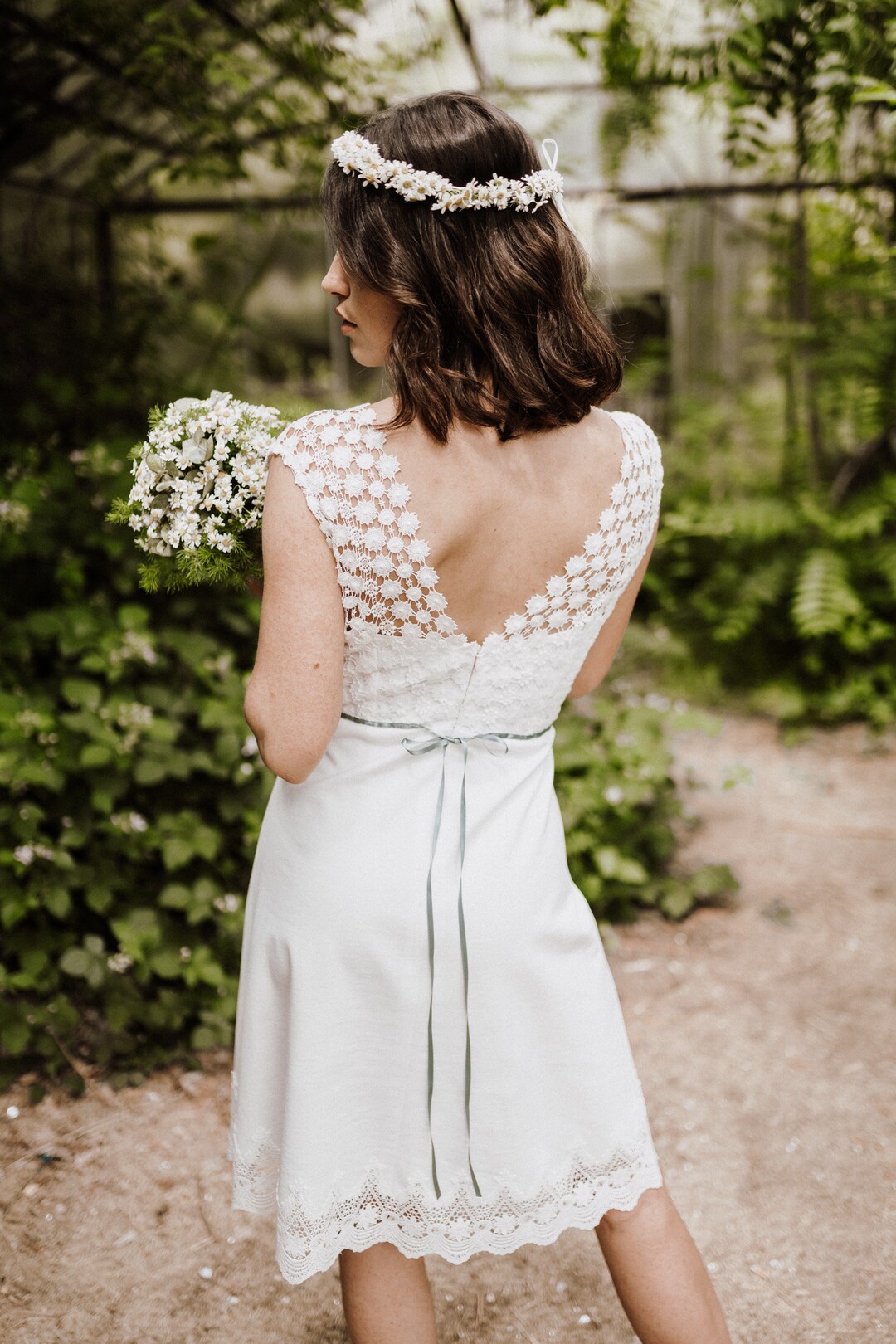 Short Wedding Dress daria - Etsy