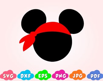 Mickey pirate | Etsy