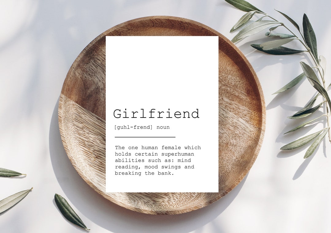 Girlfriend Birthday Card Dictionary Quotes Simple Love Quote ...