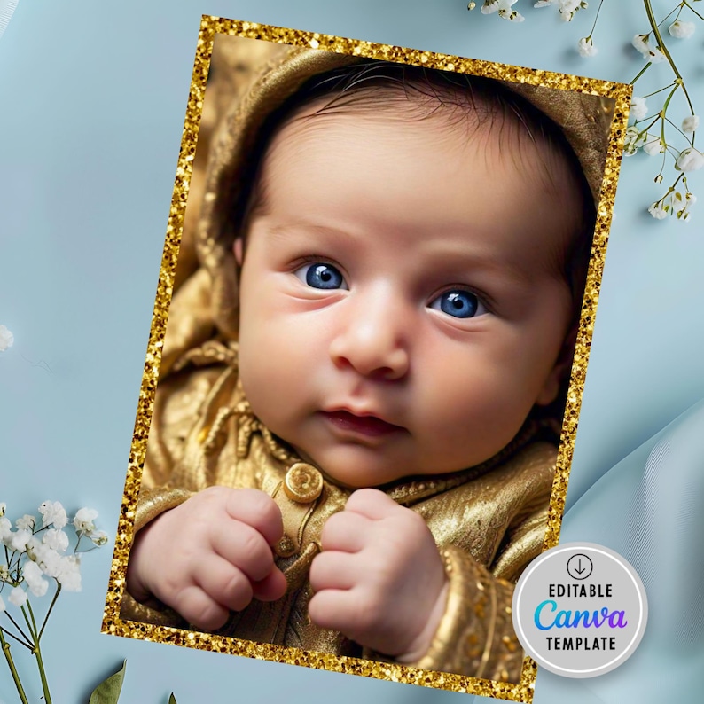 Editable Golden Birthday Invitation Boys Golden Birthday Invitation ...