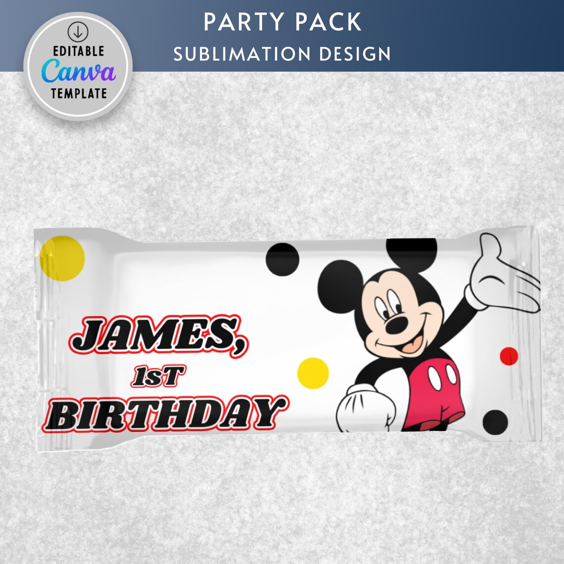 Labels for Mickey Mouse Party Pack - Chip Bag - Favor Bag - Juice ...