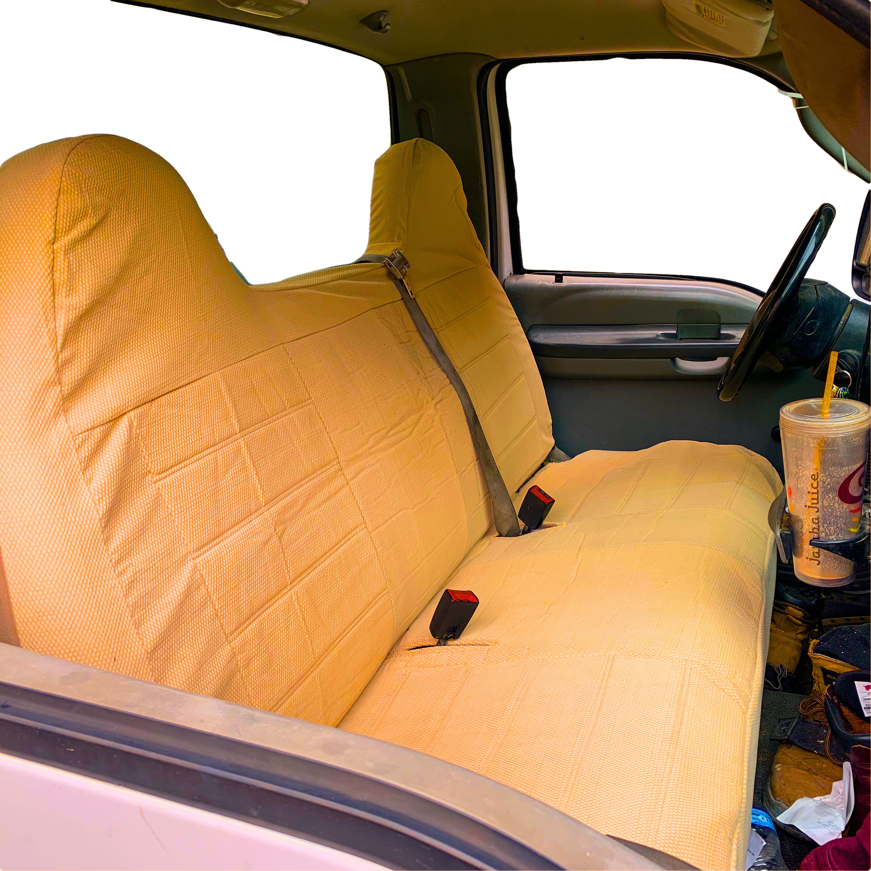 Realseatcovers 3 Layer Seat Cover for Ford Full Size F series F150 F250 F350 F450 F550 Front Solid Bench With Molded High Back Headrest F23 Etsy