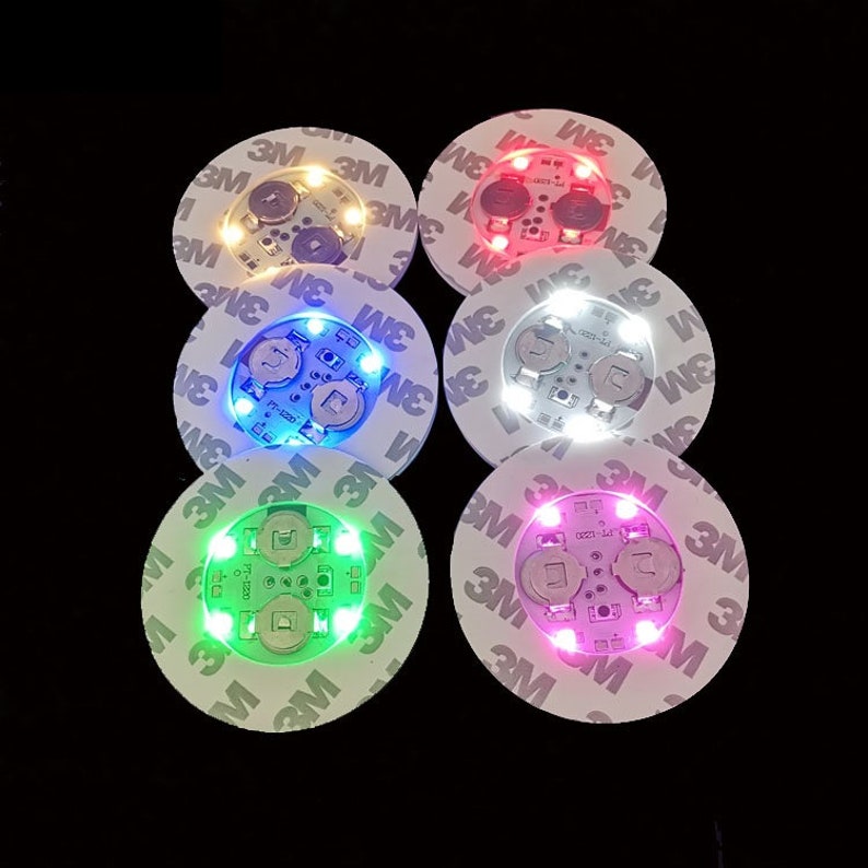 LED Coaster / LED Bottle - Etsy