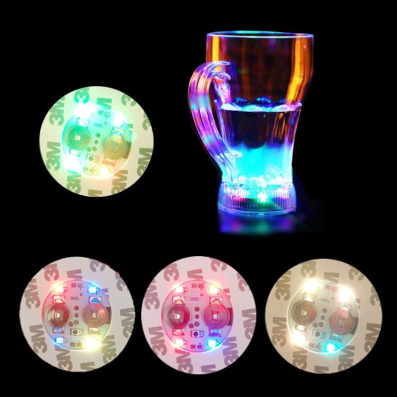LED Coaster / LED Bottle - Etsy
