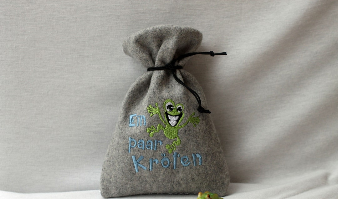 Geldsack Geldbeutel Geldgeschenk "Ein paar Kröten" - Etsy.de