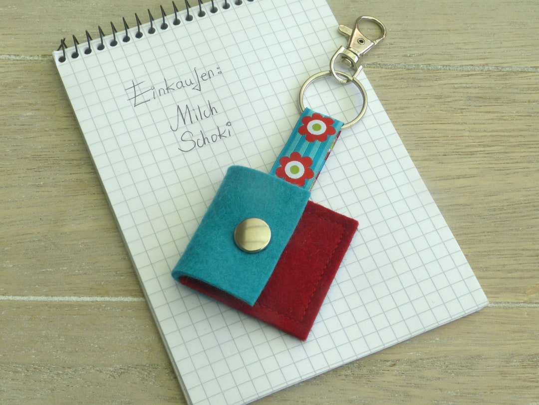 Shopping Chip Bag Wool Felt, Chip Bag, Small Wool Felt Bag, Key Ring ...