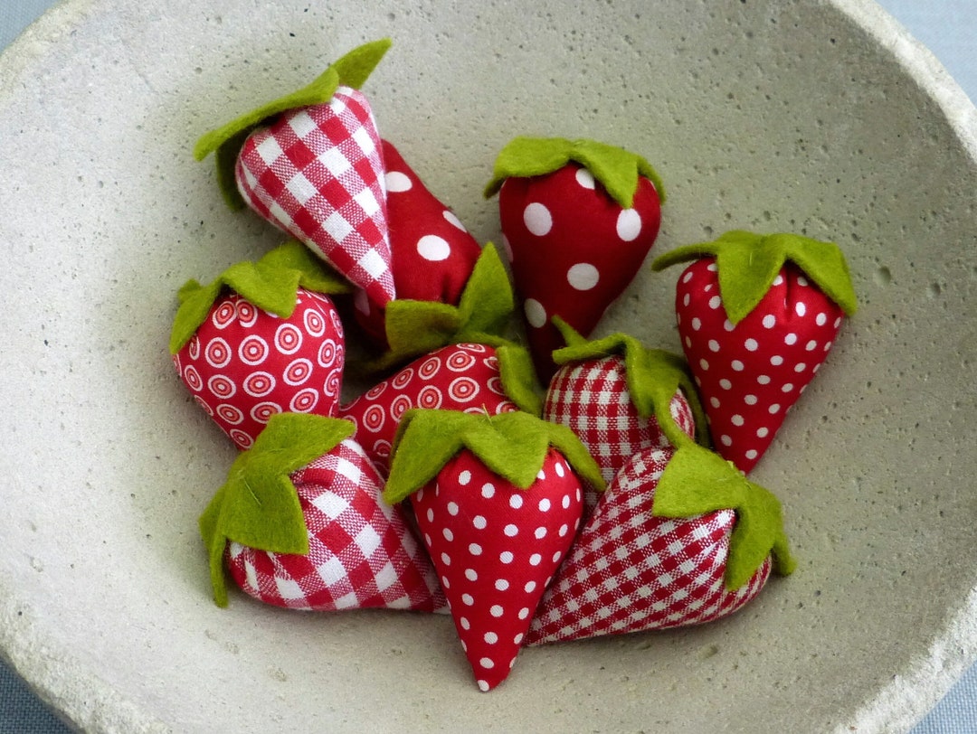 A Decorative Strawberry, Strawberry Sewn, Spring, Spring Decoration ...