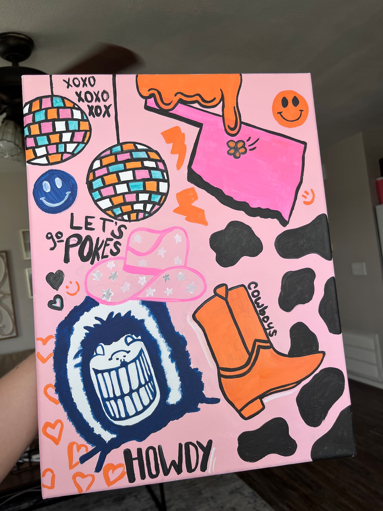 OSU Preppy Canvas - Etsy