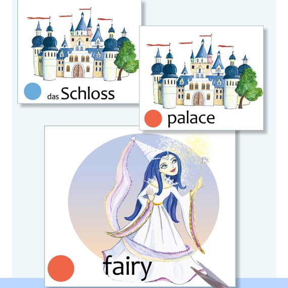 Fairytales Cards German-english for Children - Etsy