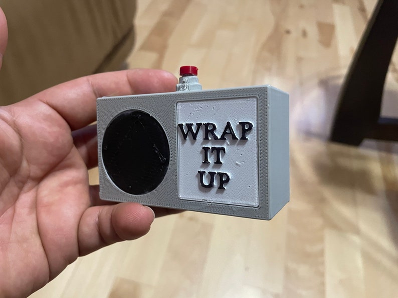 Working Wrap It up Box With Speaker Play Button and - Etsy