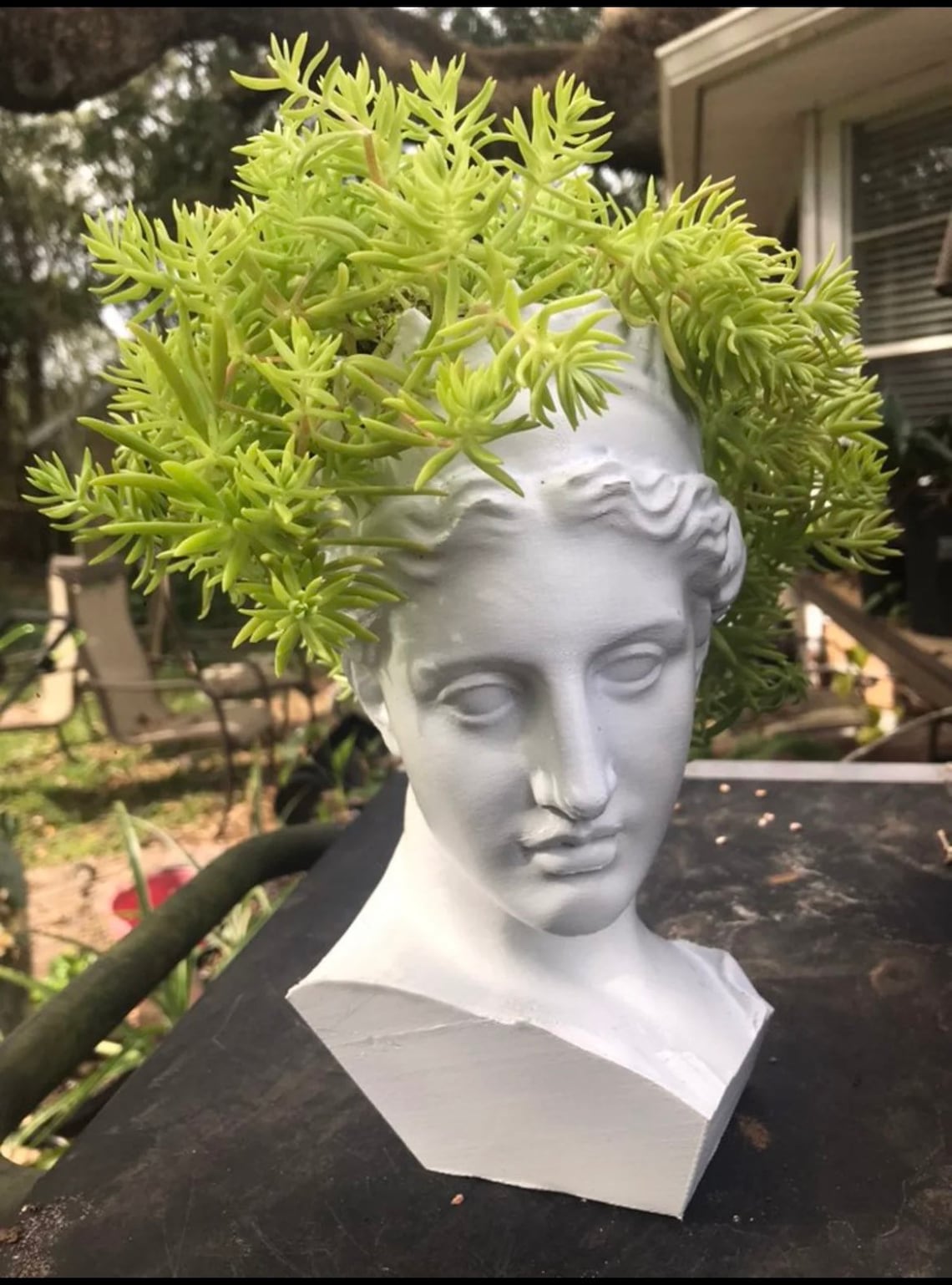 Artemis / Diana Goddess Planter/ Base / Pot for Plants / Succulents ...