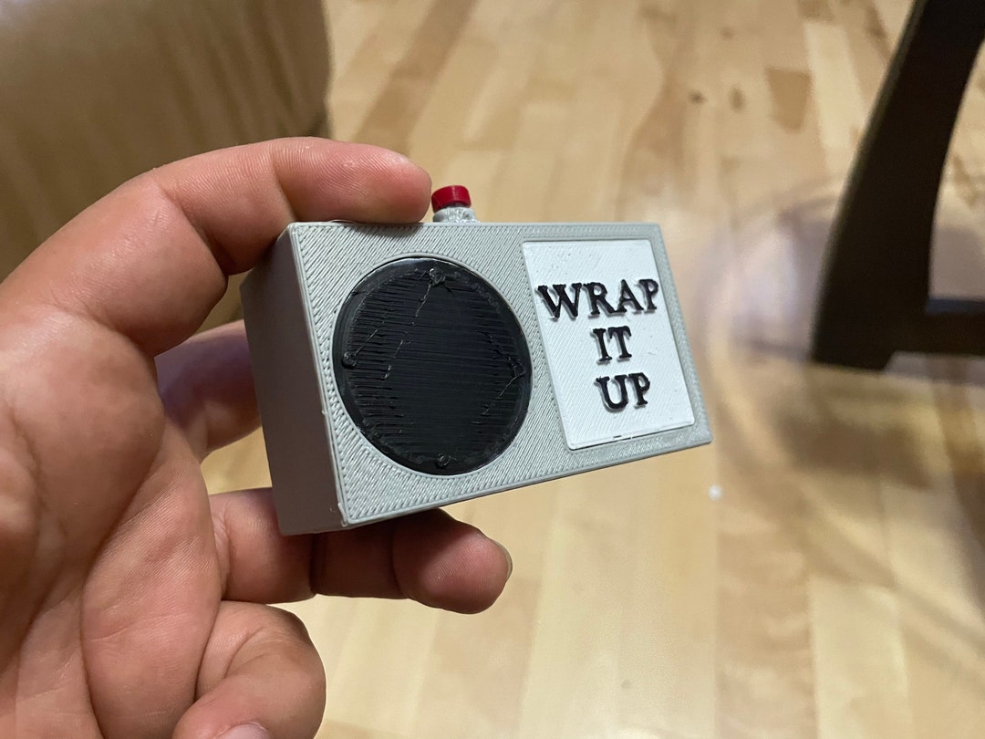 Working Wrap It up Box With Speaker Play Button and - Etsy